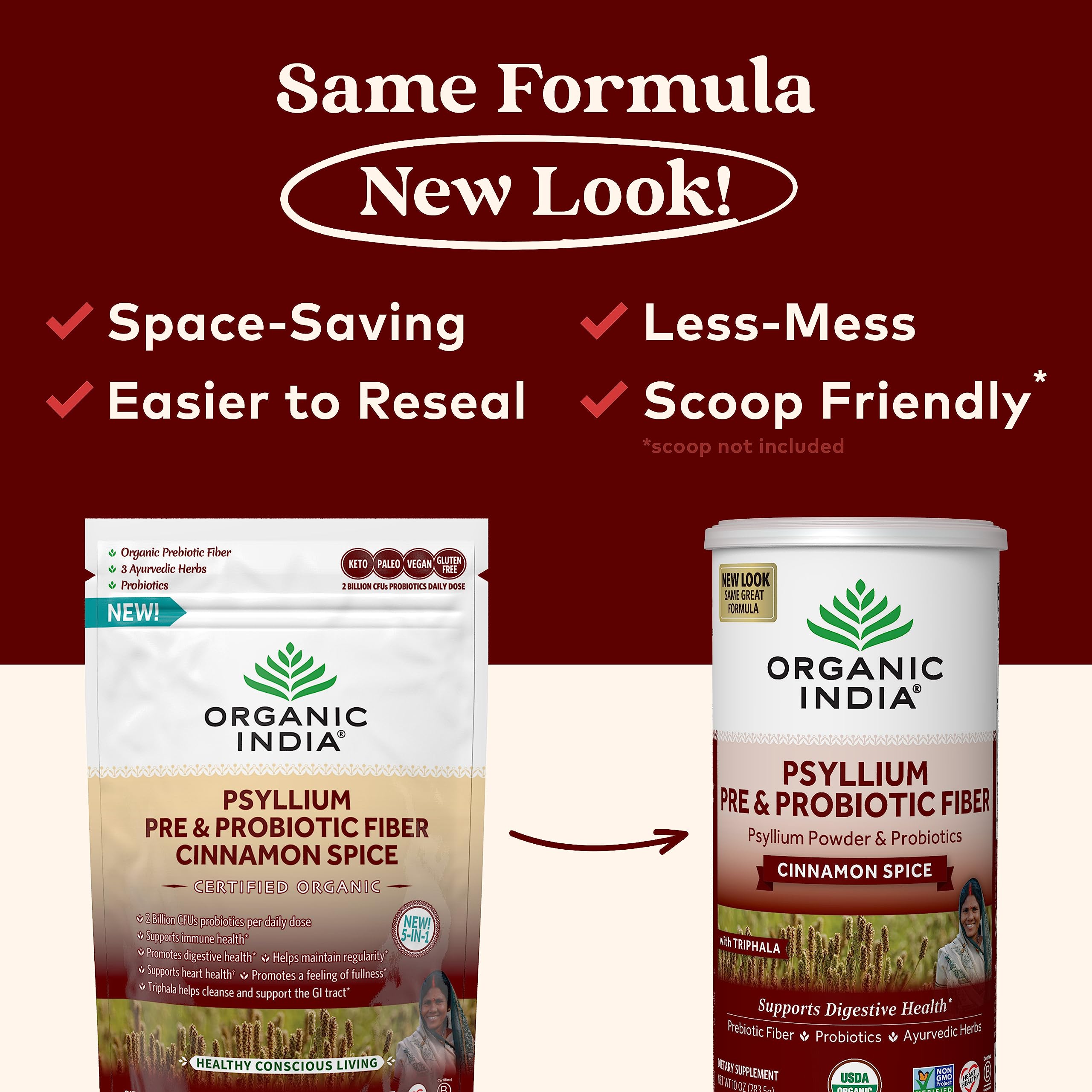 vegan gluten free psyllium option