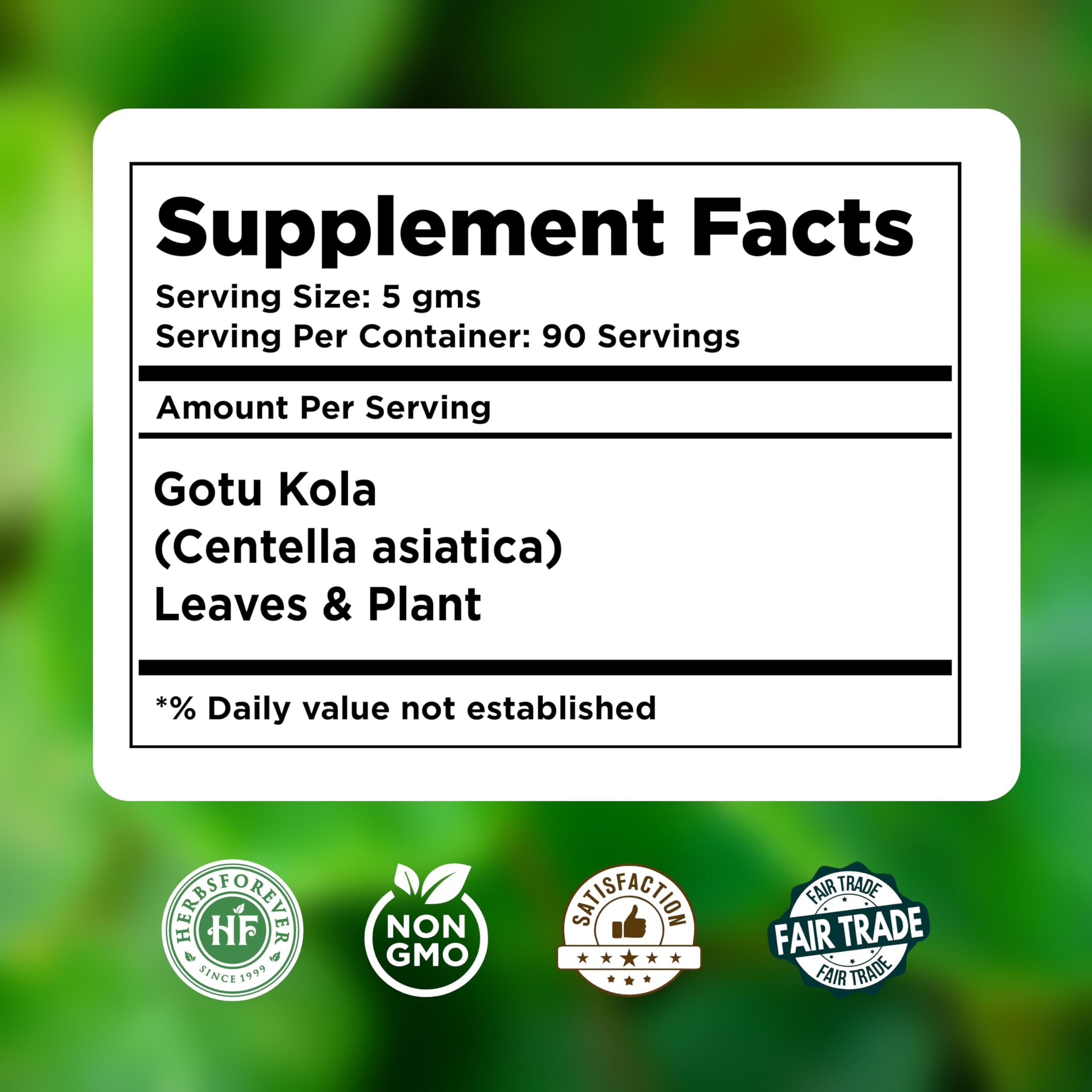 vegan gotu kola supplement benefits