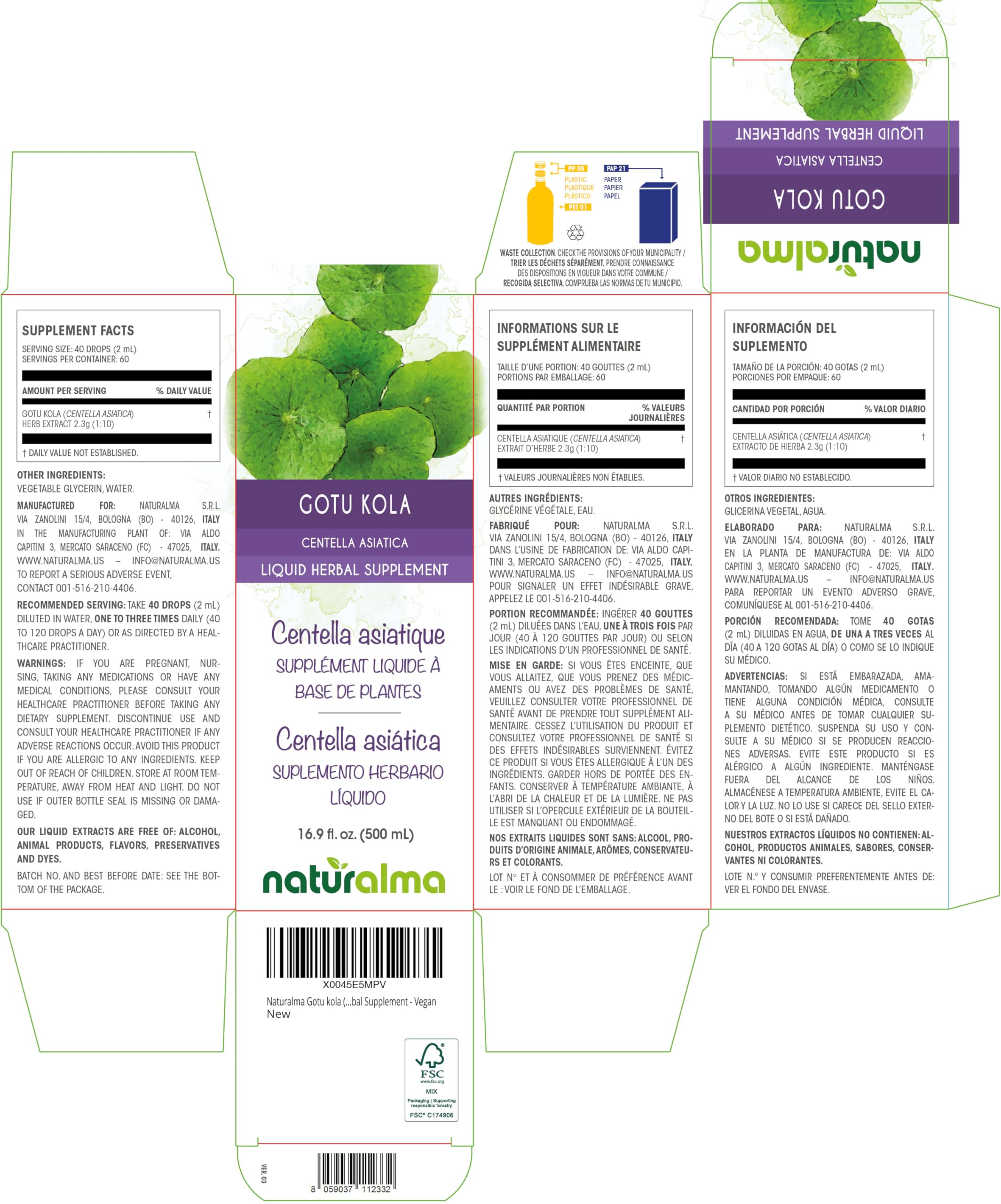 vegan gotu kola tincture for skin