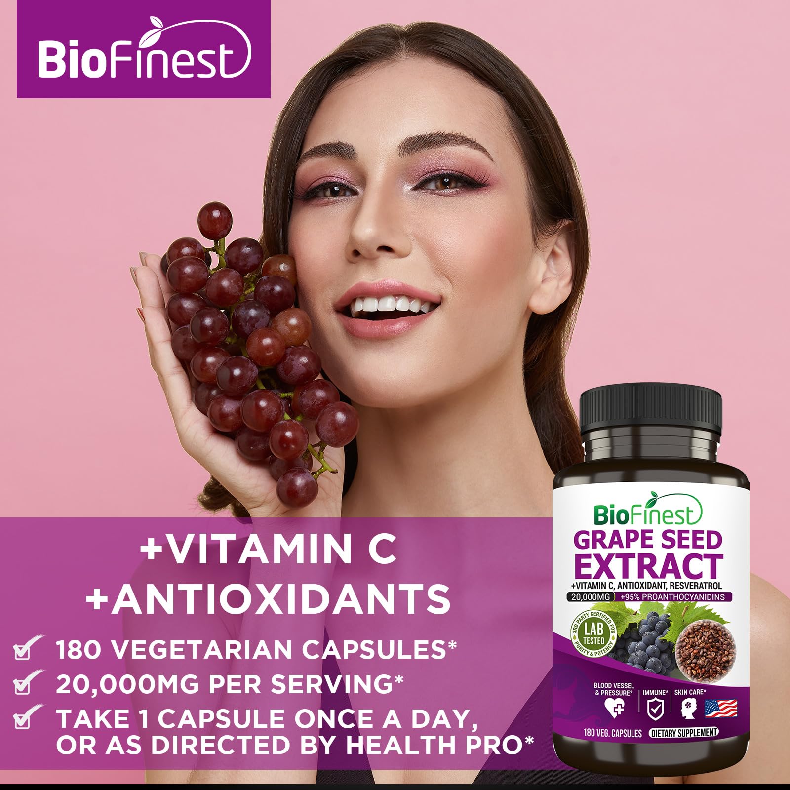 vegan grape seed extract capsules