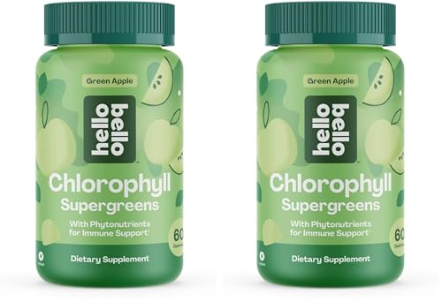 Vegan green apple chlorophyll blend