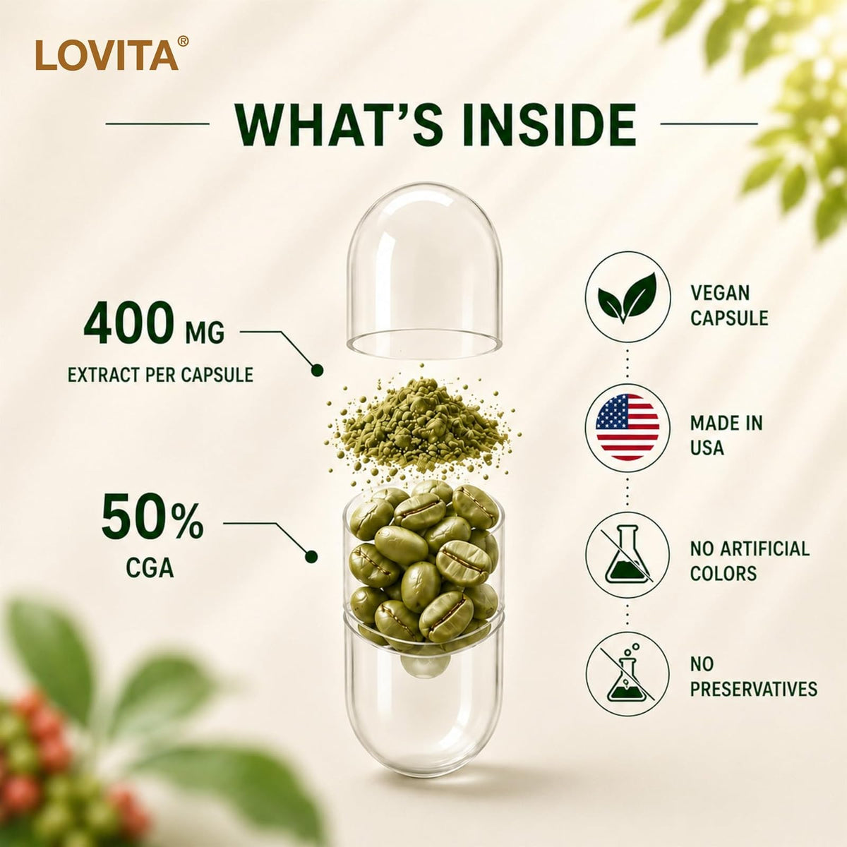 vegan green coffee supplements