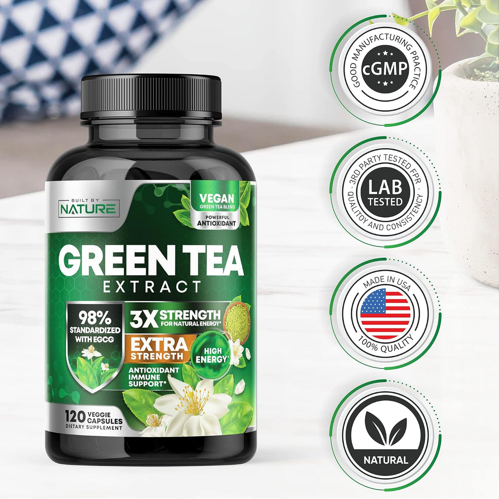 vegan green tea extract capsules