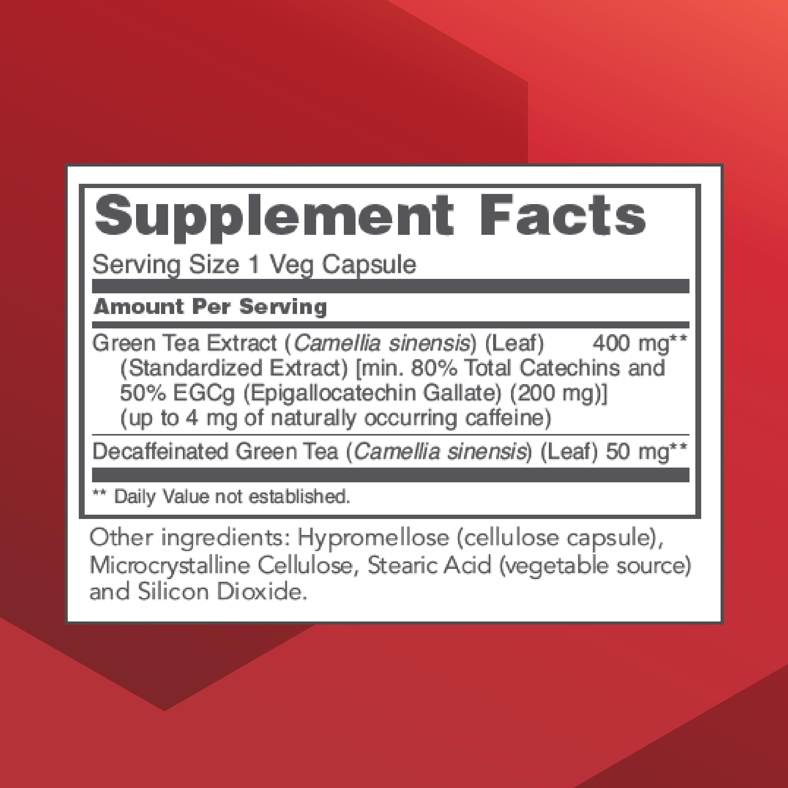 vegan green tea supplement