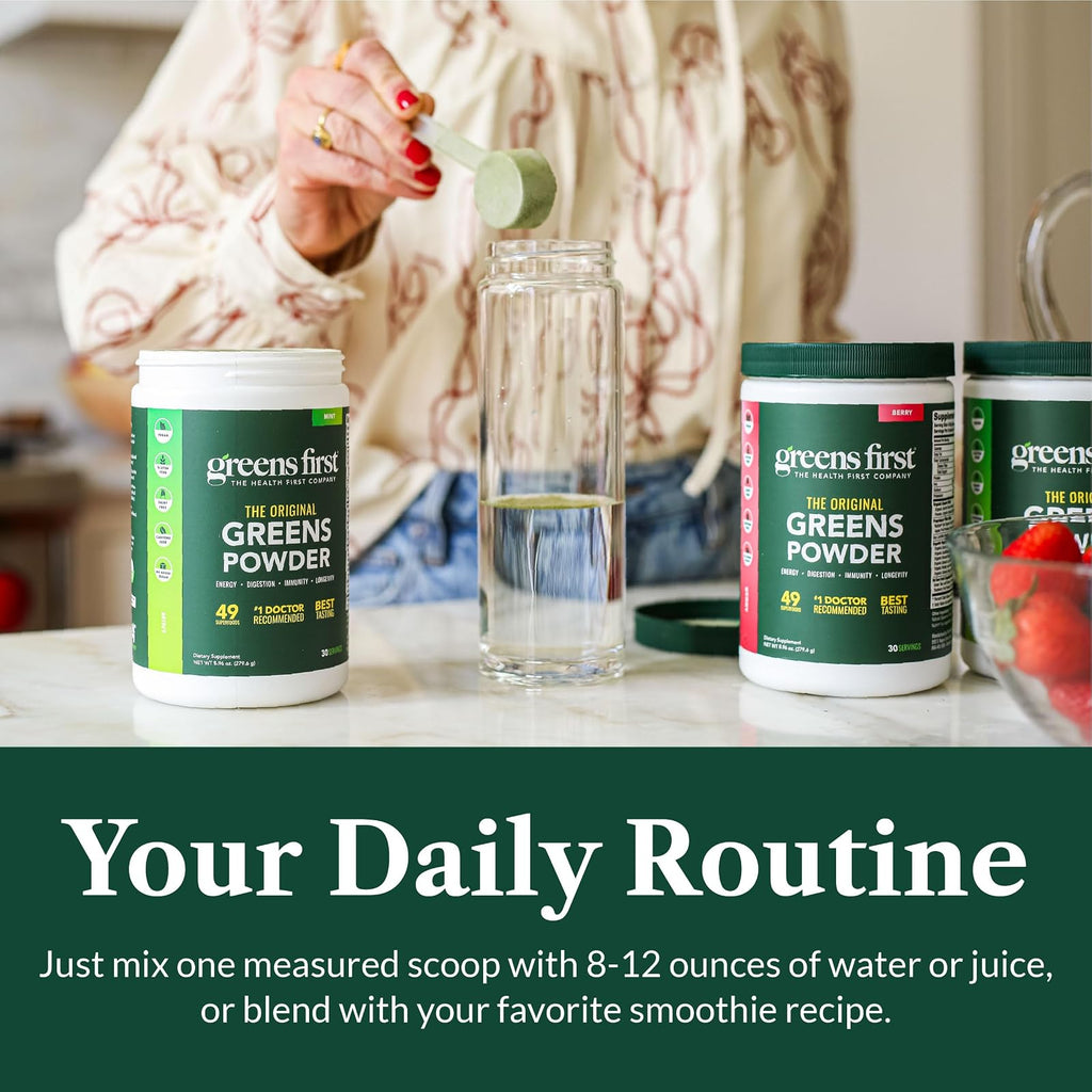 Vegan greens powder for smoothies