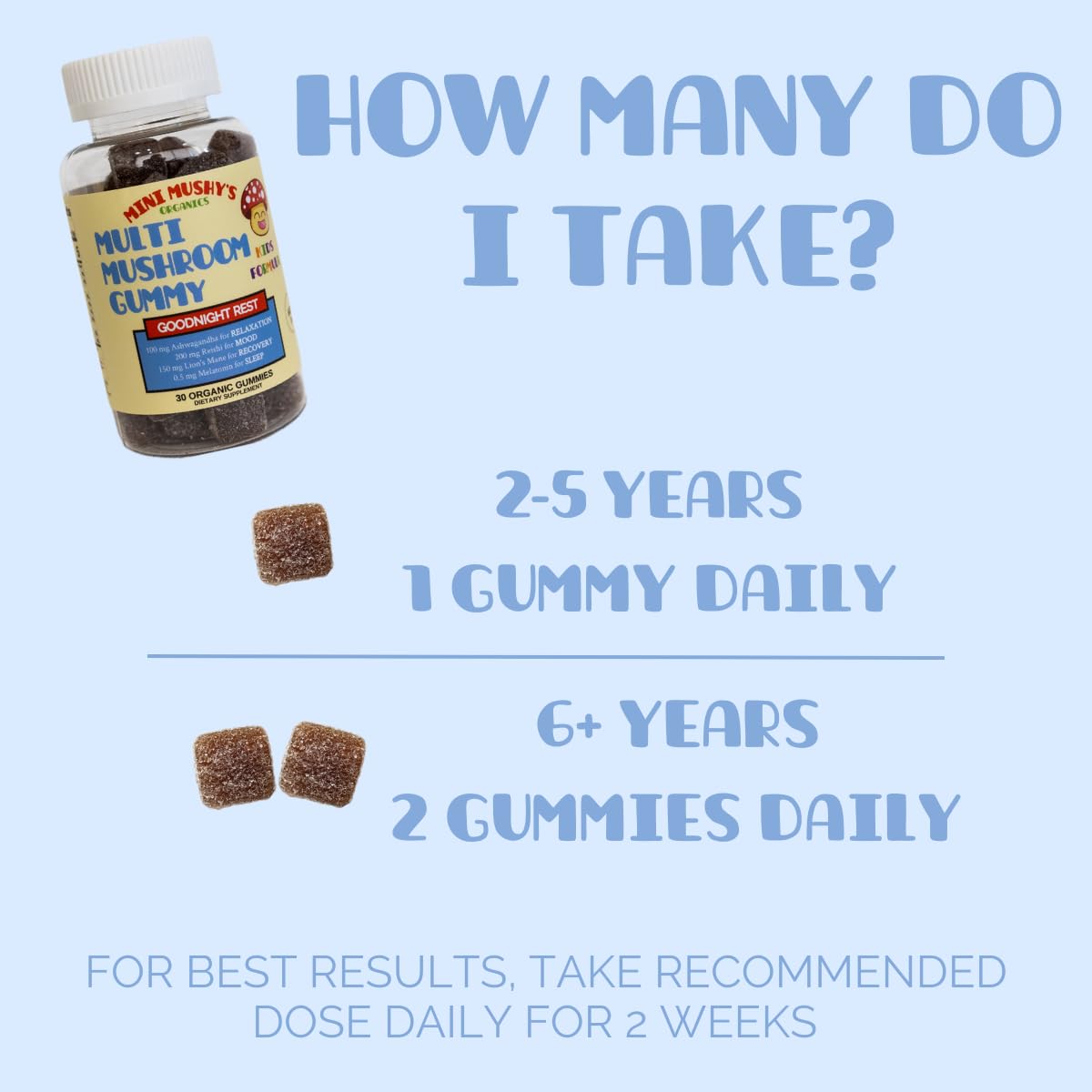 Vegan gummies for restful sleep