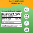 Vegan Halal black seed supplement