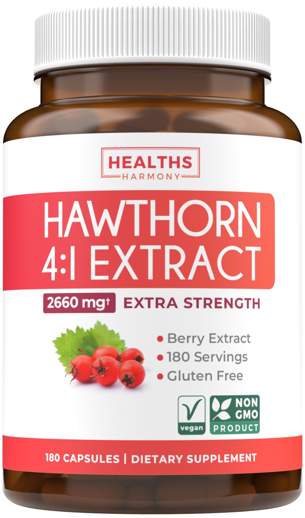 Vegan hawthorn extract for digestion