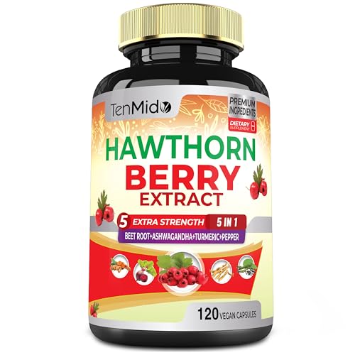 vegan hawthorn supplement for heart health