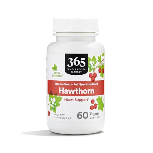 Vegan hawthorn supplement for wellness