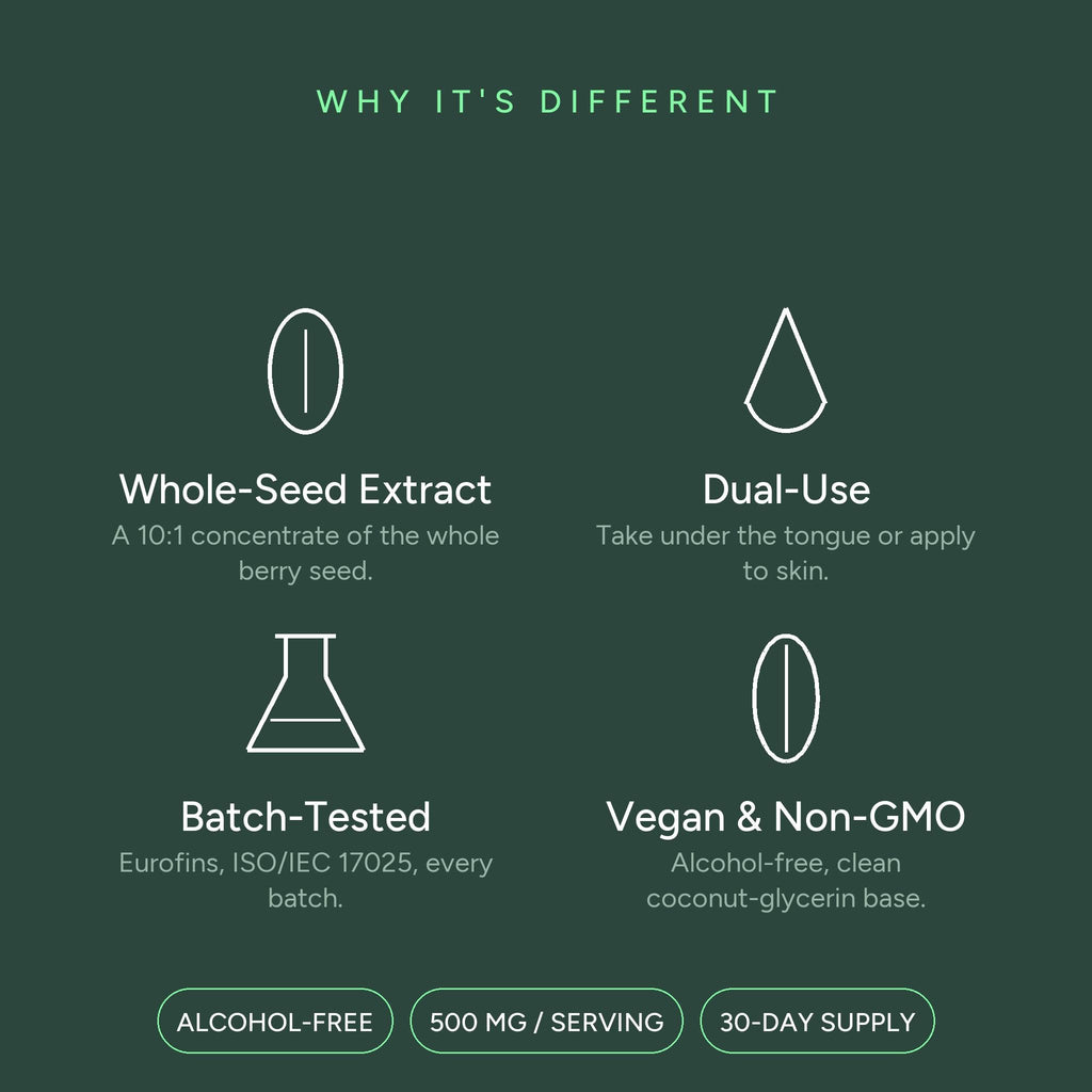 vegan health tincture for wellness