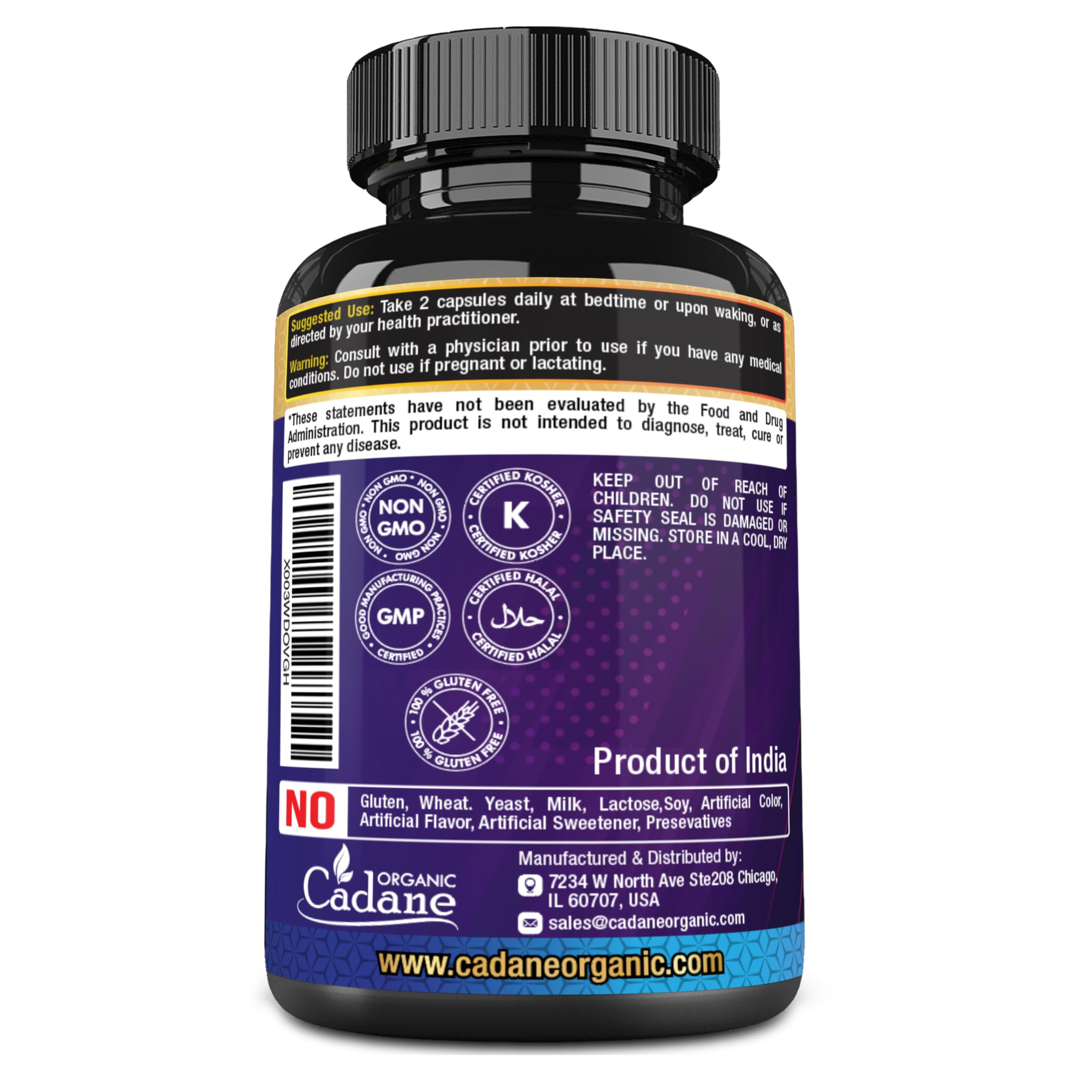 Vegan heart health supplement