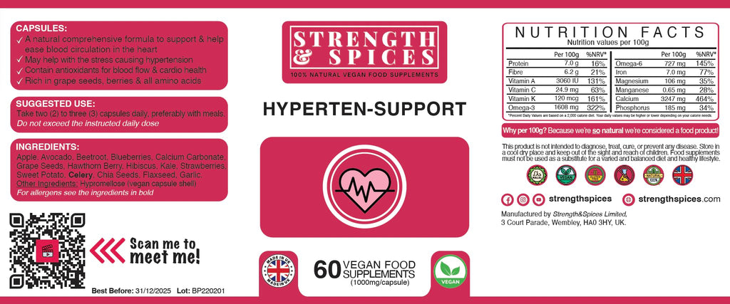 vegan heart health supplements