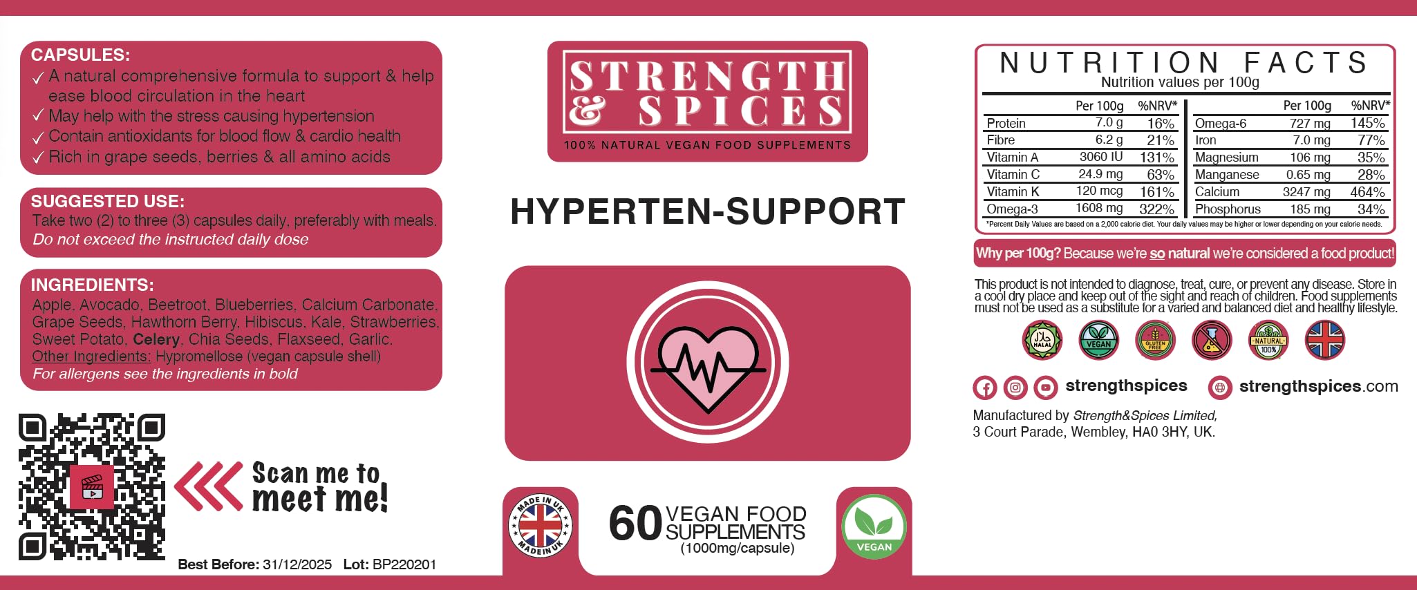 vegan heart health supplements