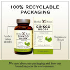 vegan herbal ginkgo biloba capsules