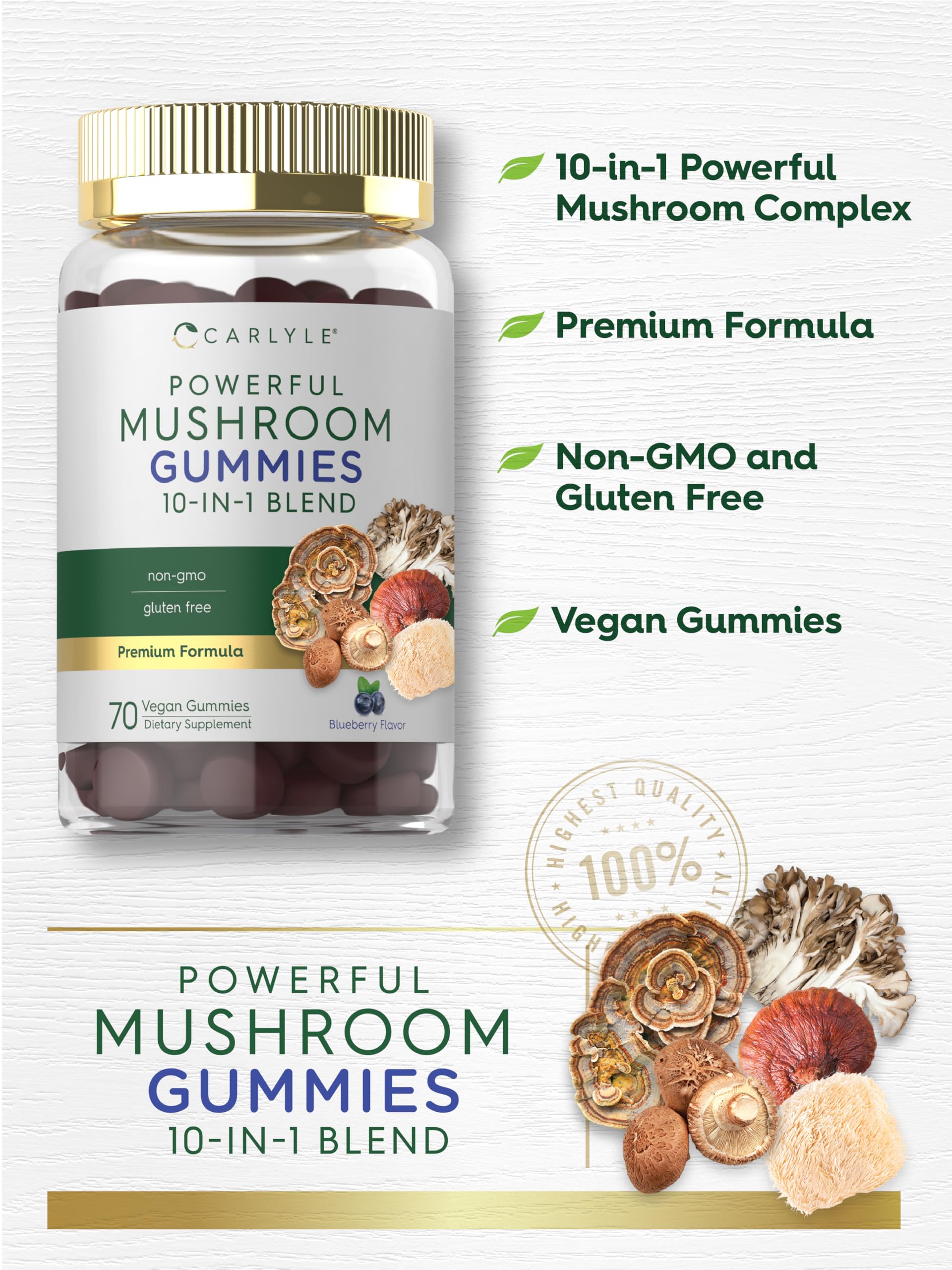 vegan herbal supplement for mushrooms