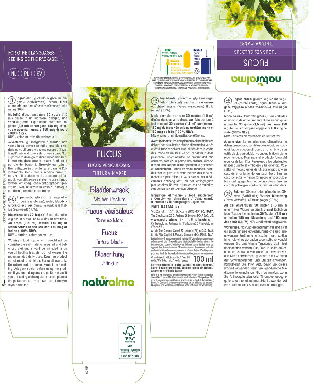 Vegan herbal tincture for wellness