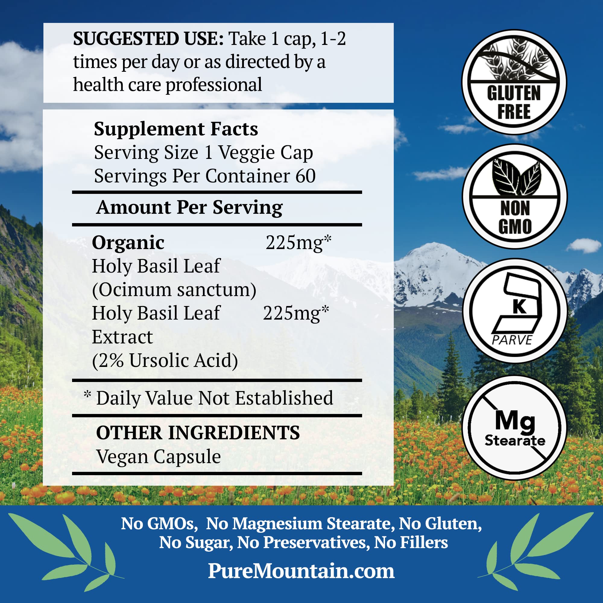 vegan holy basil extract