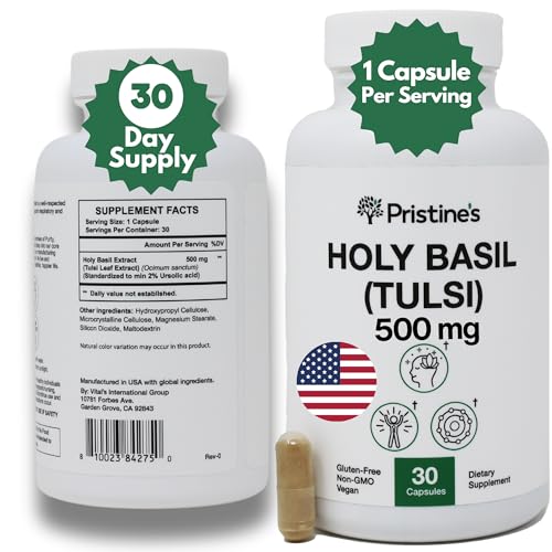 vegan holy basil supplement benefits