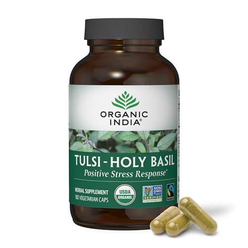 vegan holy basil supplement for stress relief