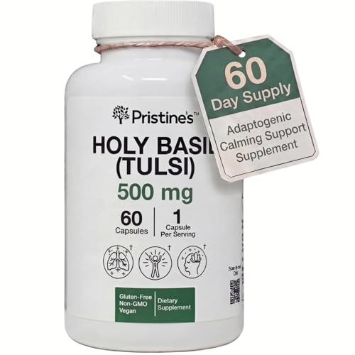 vegan holy basil supplements for stress relief