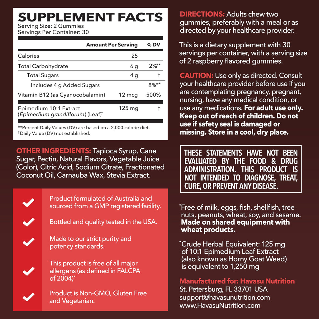 vegan horny goat weed supplements