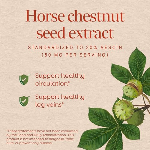 vegan horse chestnut supplement for wellness