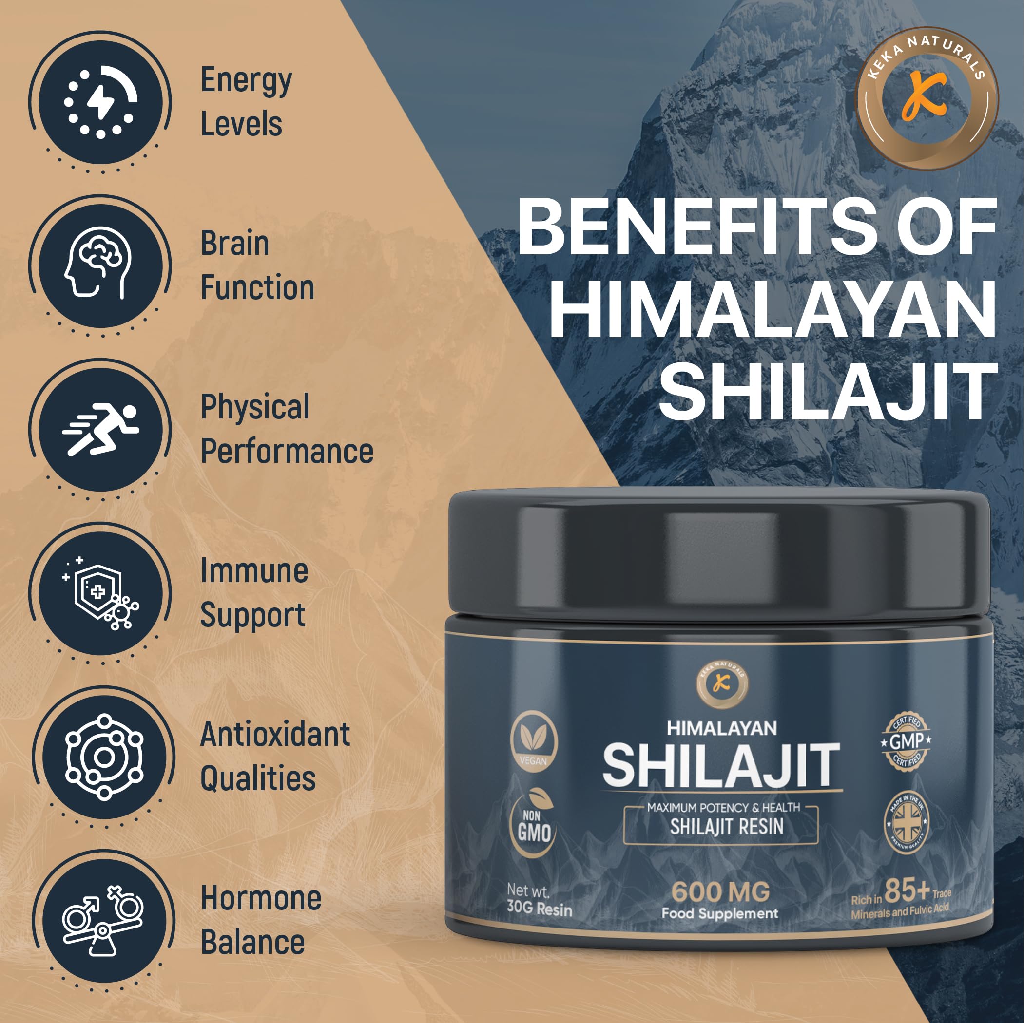vegan immune booster shilajit resin