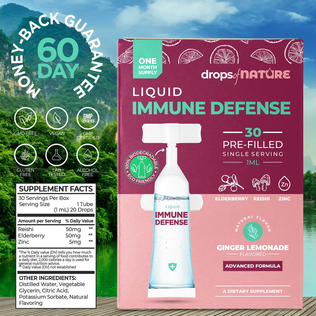 Vegan immune boosting mushroom drops