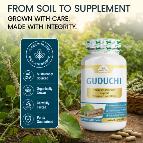 vegan immune defense with organic guduchi