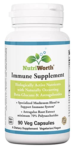 vegan immune support mushroom capsules
