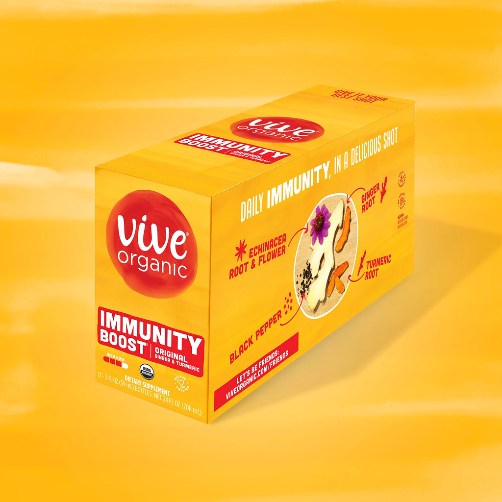 Vegan immunity ginger elixir