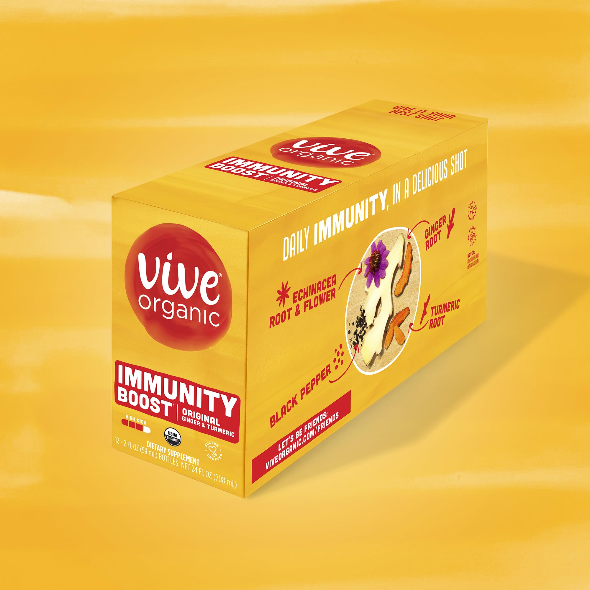 Vegan immunity ginger elixir