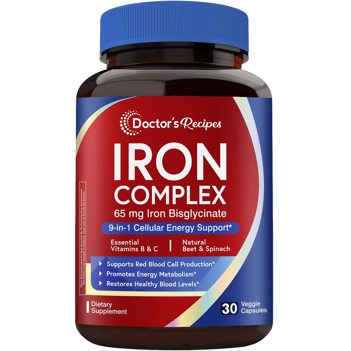 vegan iron bisglycinate capsules
