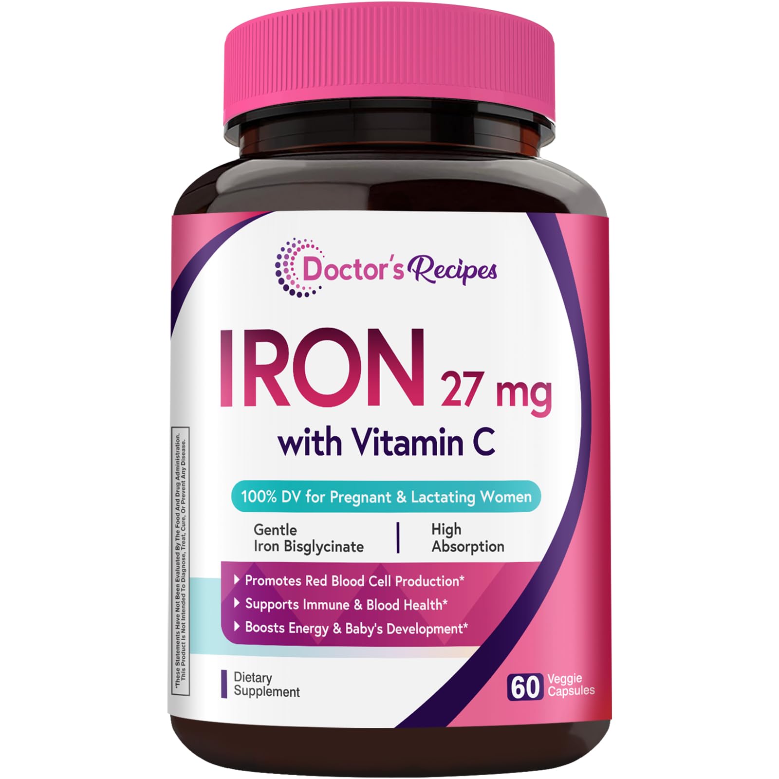 vegan iron bisglycinate capsules