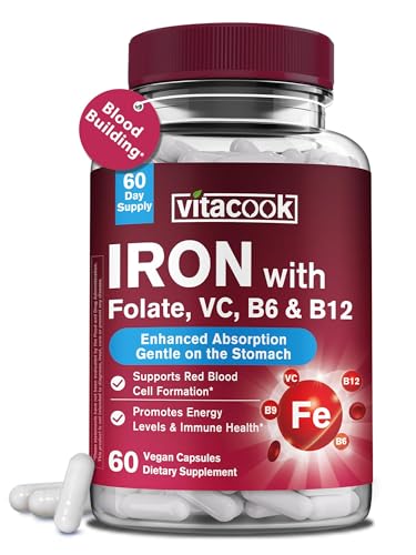 vegan iron capsules for energy