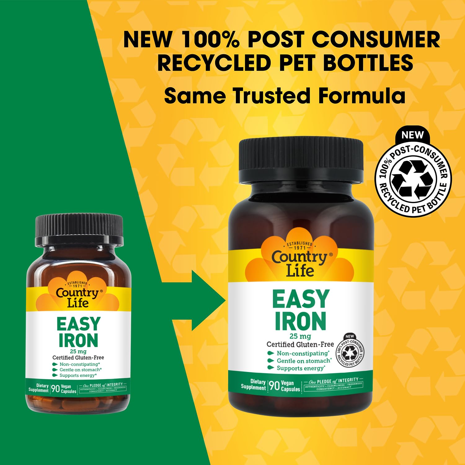 vegan iron capsules for health
