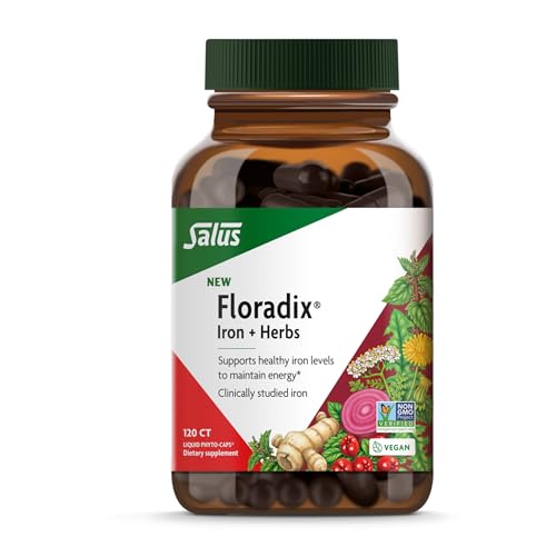 vegan iron capsules for vitality