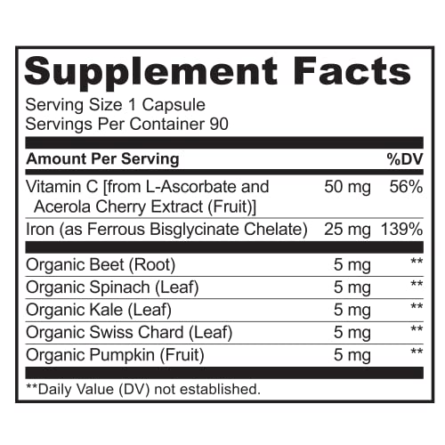 vegan iron for iron deficiency