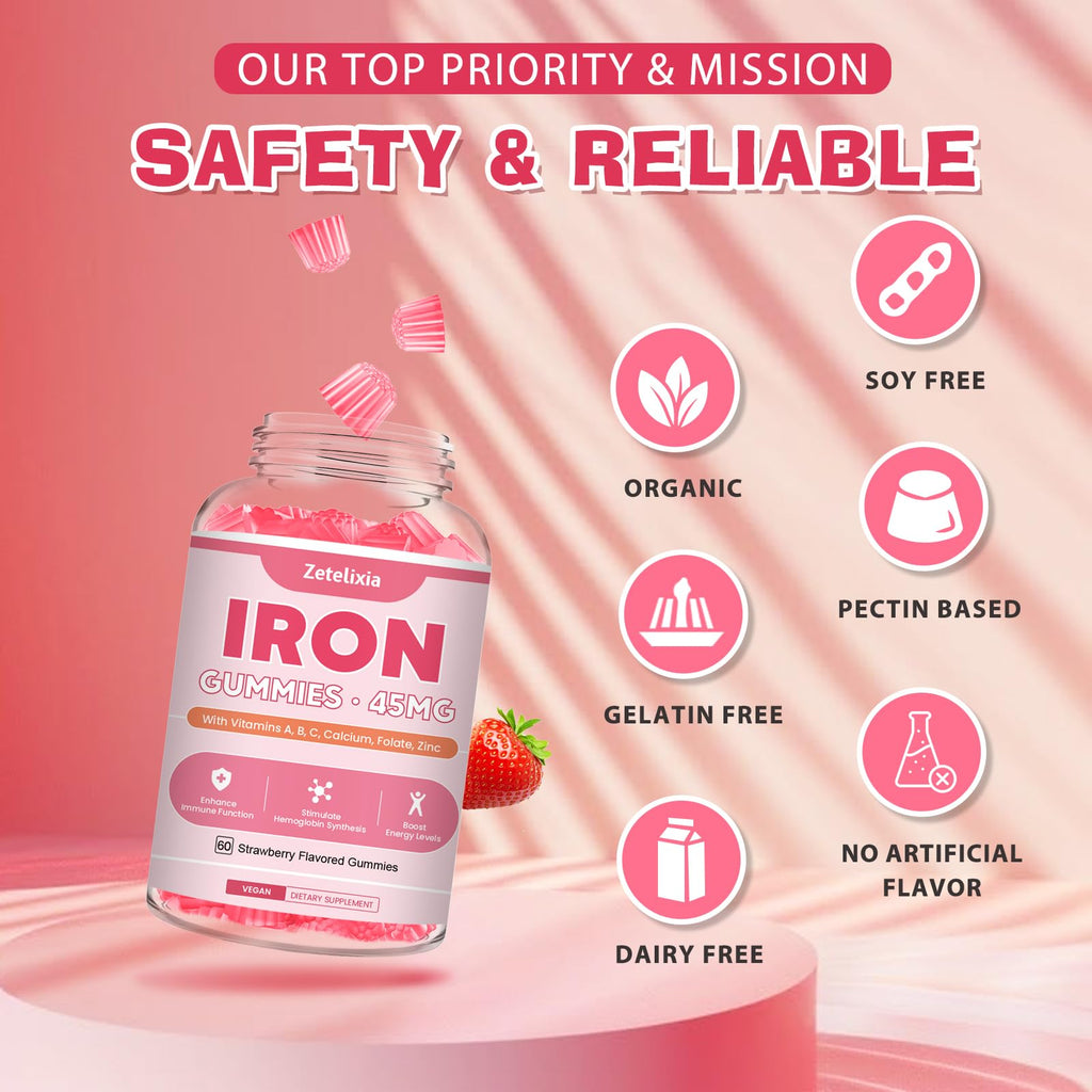 vegan iron gummies for balanced nutrition