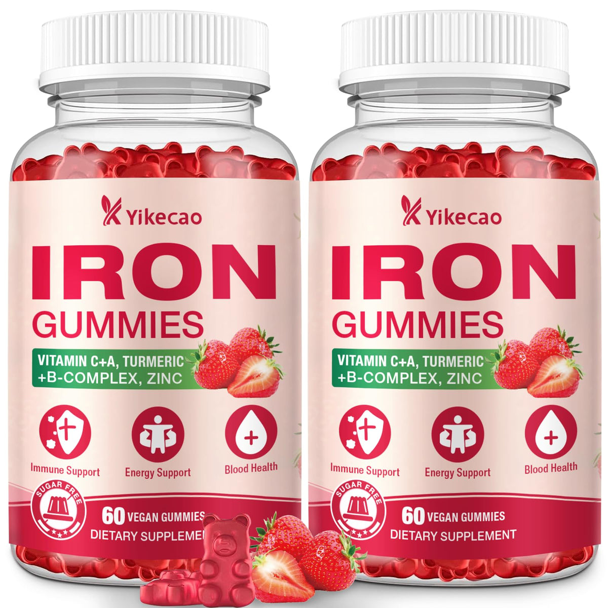 vegan iron gummies for energy