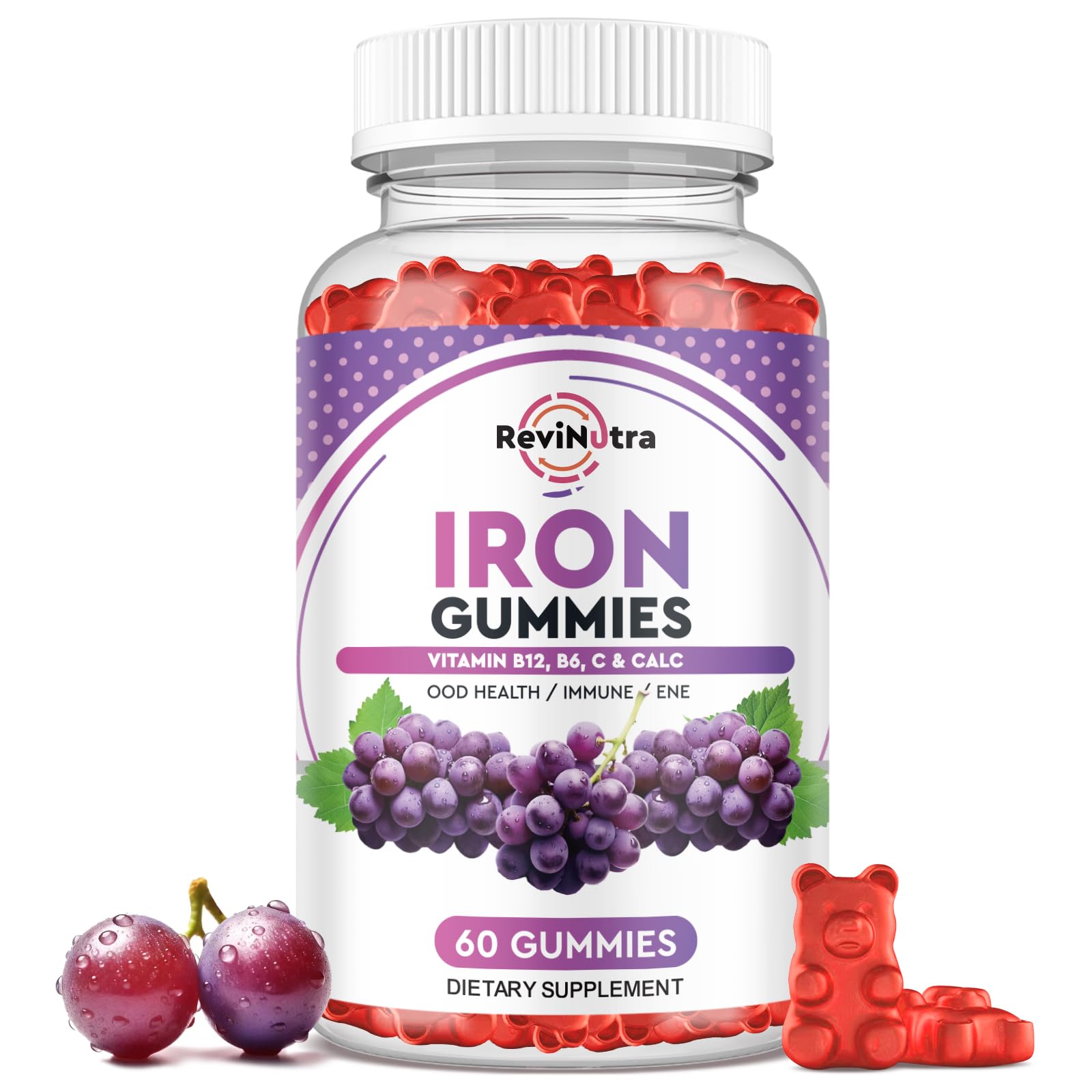 vegan iron gummies for energy