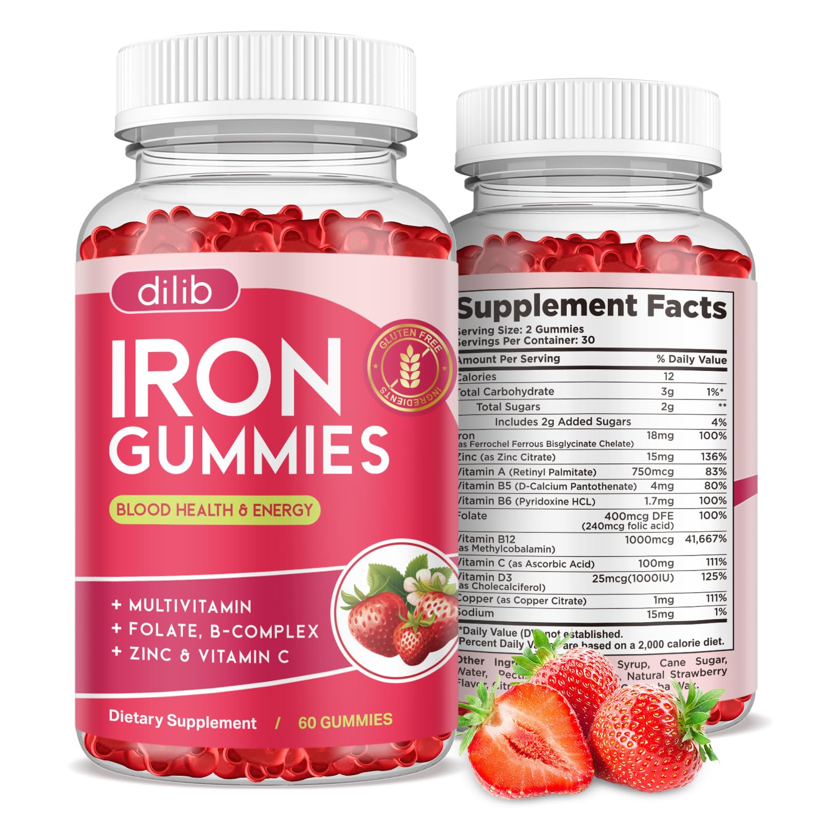 vegan iron gummies for energy