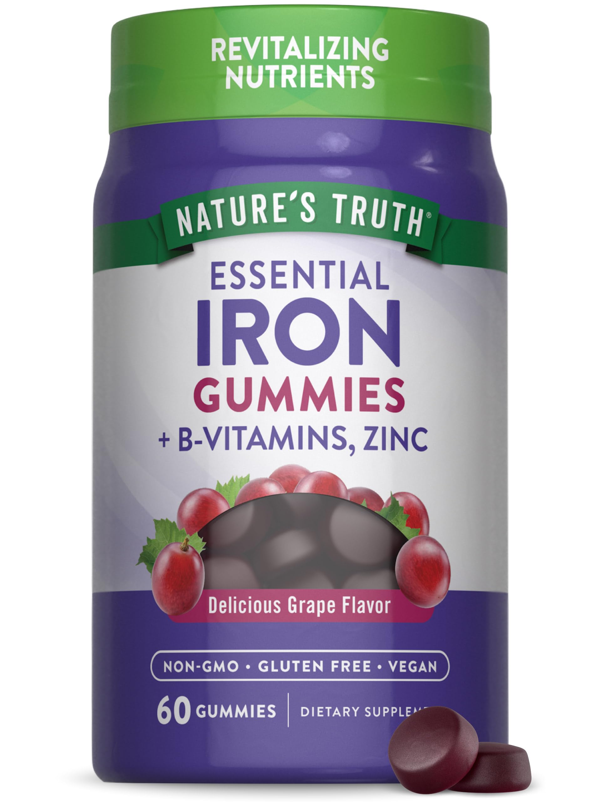 vegan iron gummies for energy
