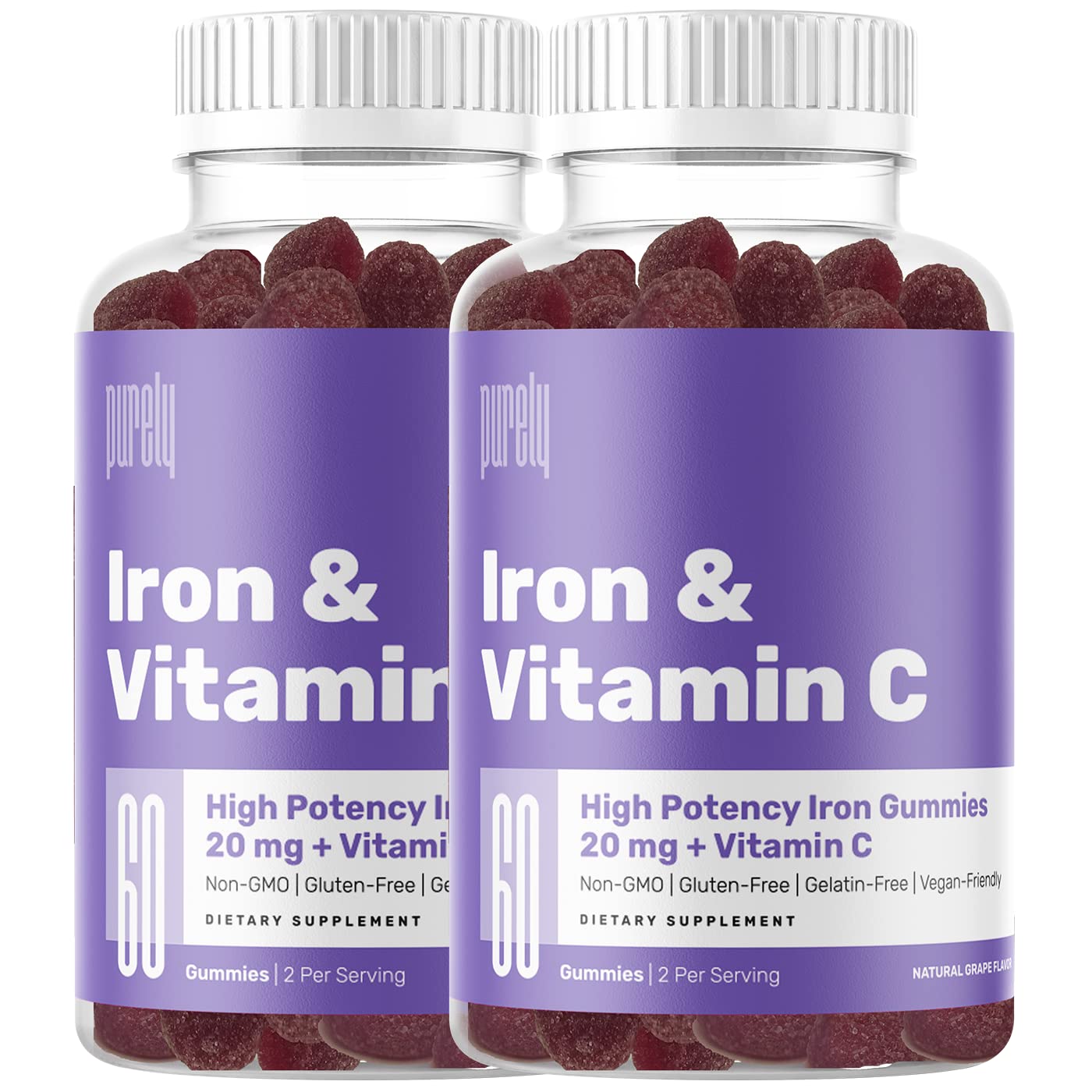 vegan iron gummies for energy