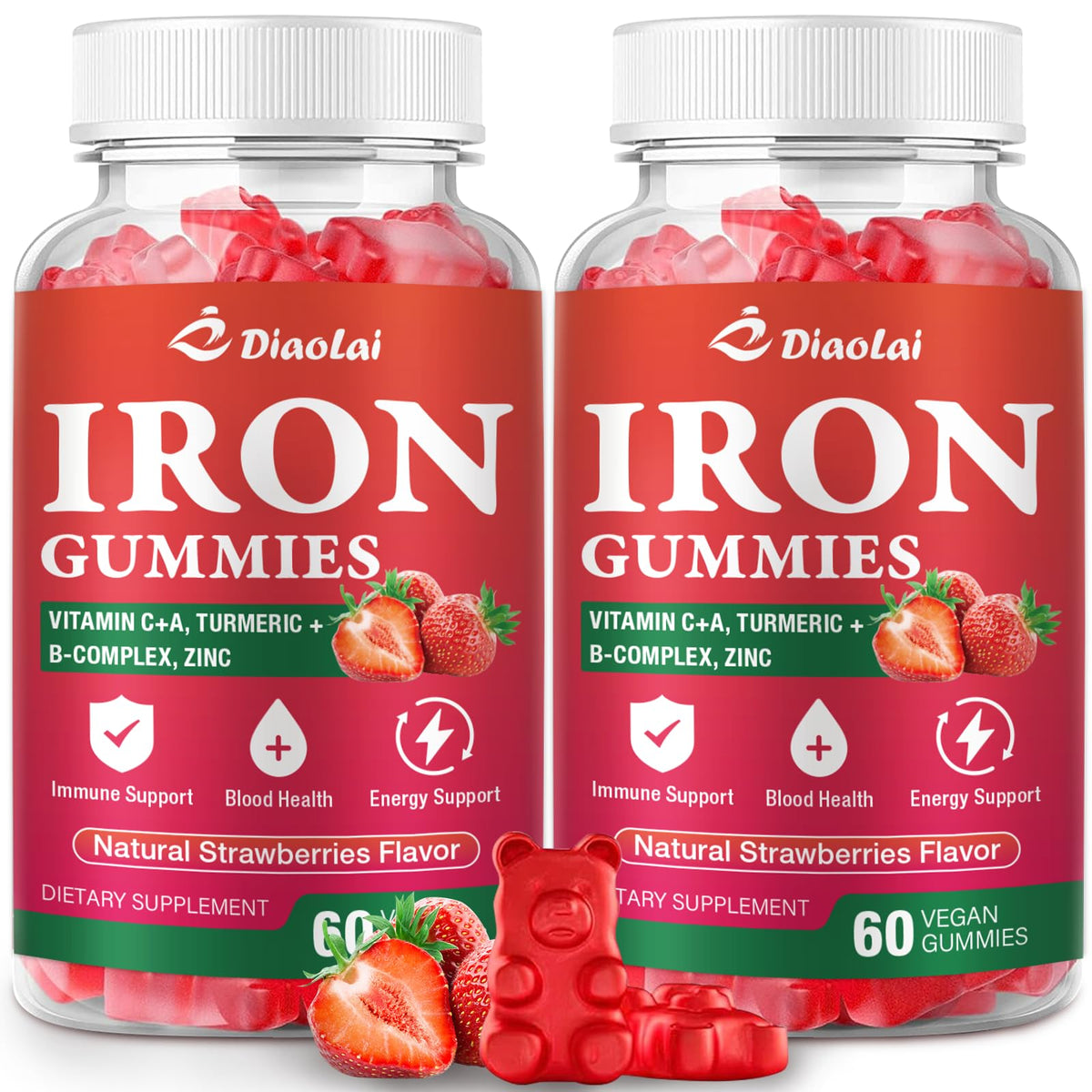 vegan iron gummies for energy