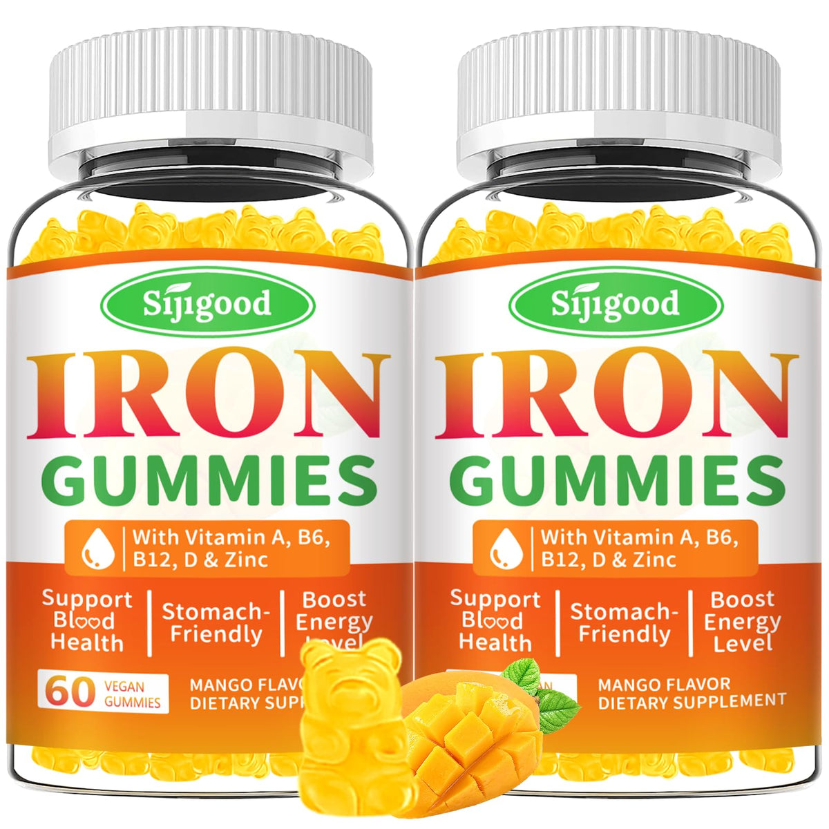 vegan iron gummies for energy