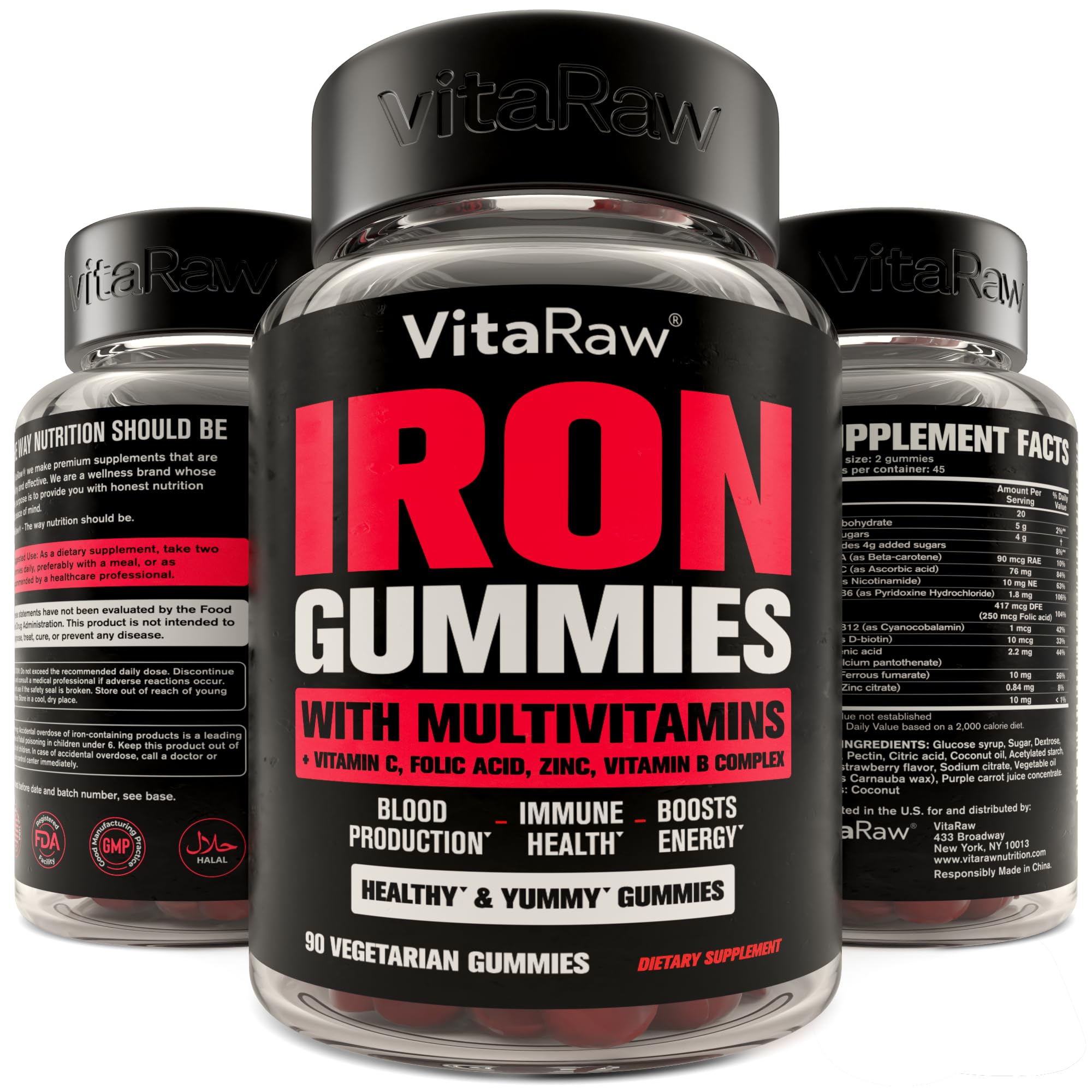 vegan iron gummies for women