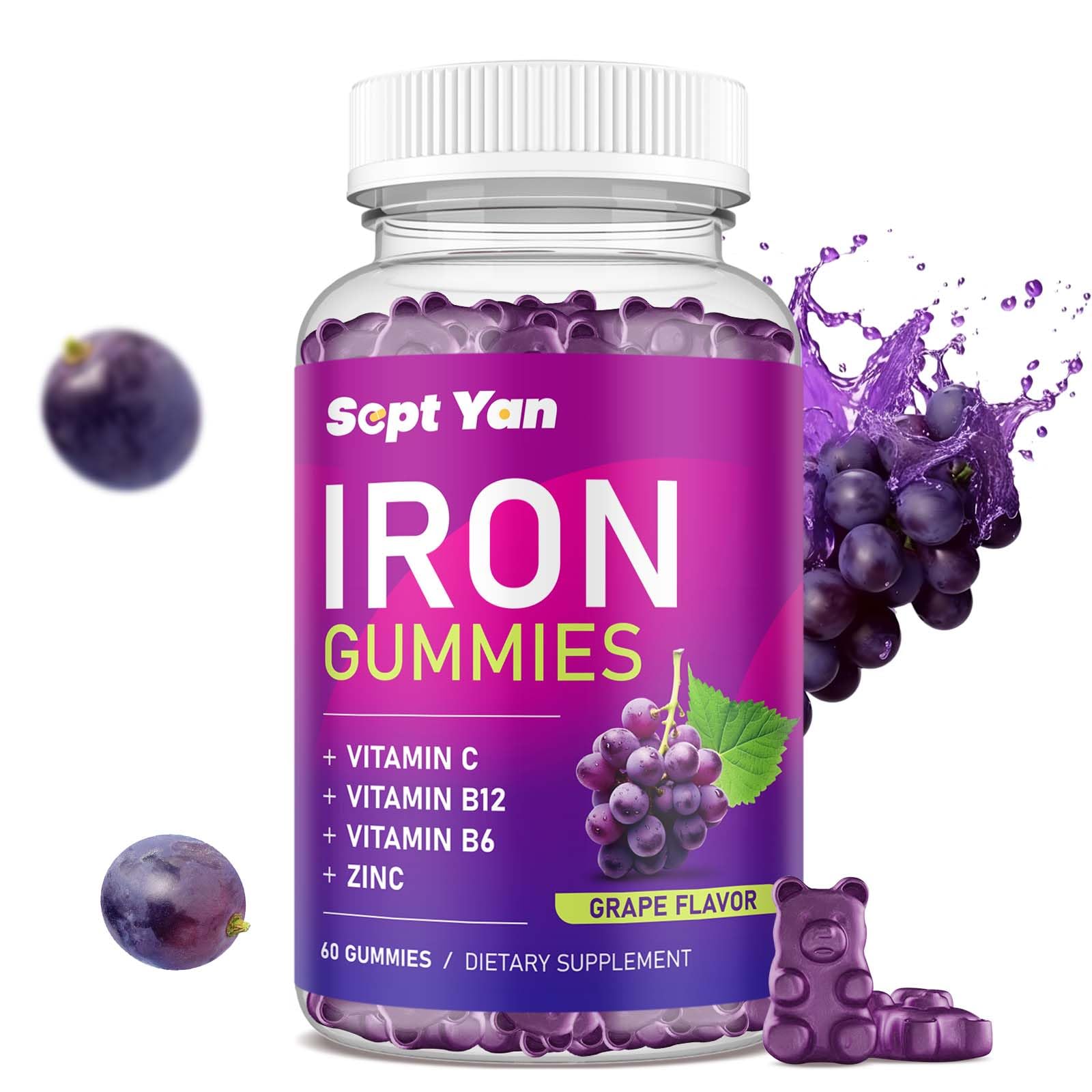 vegan iron gummies for women