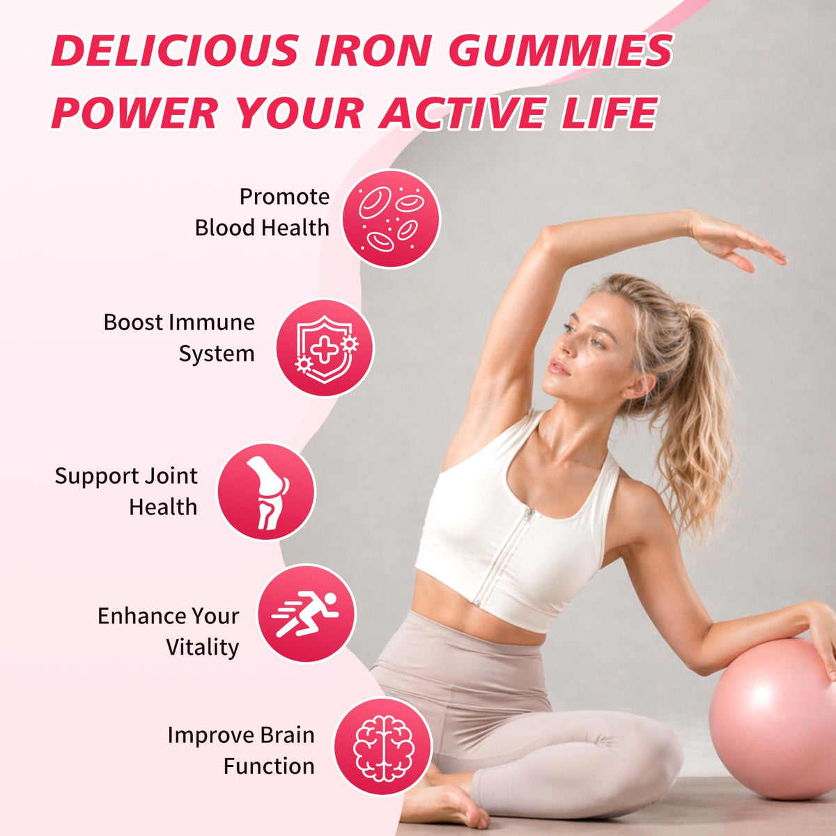 vegan iron gummies for women